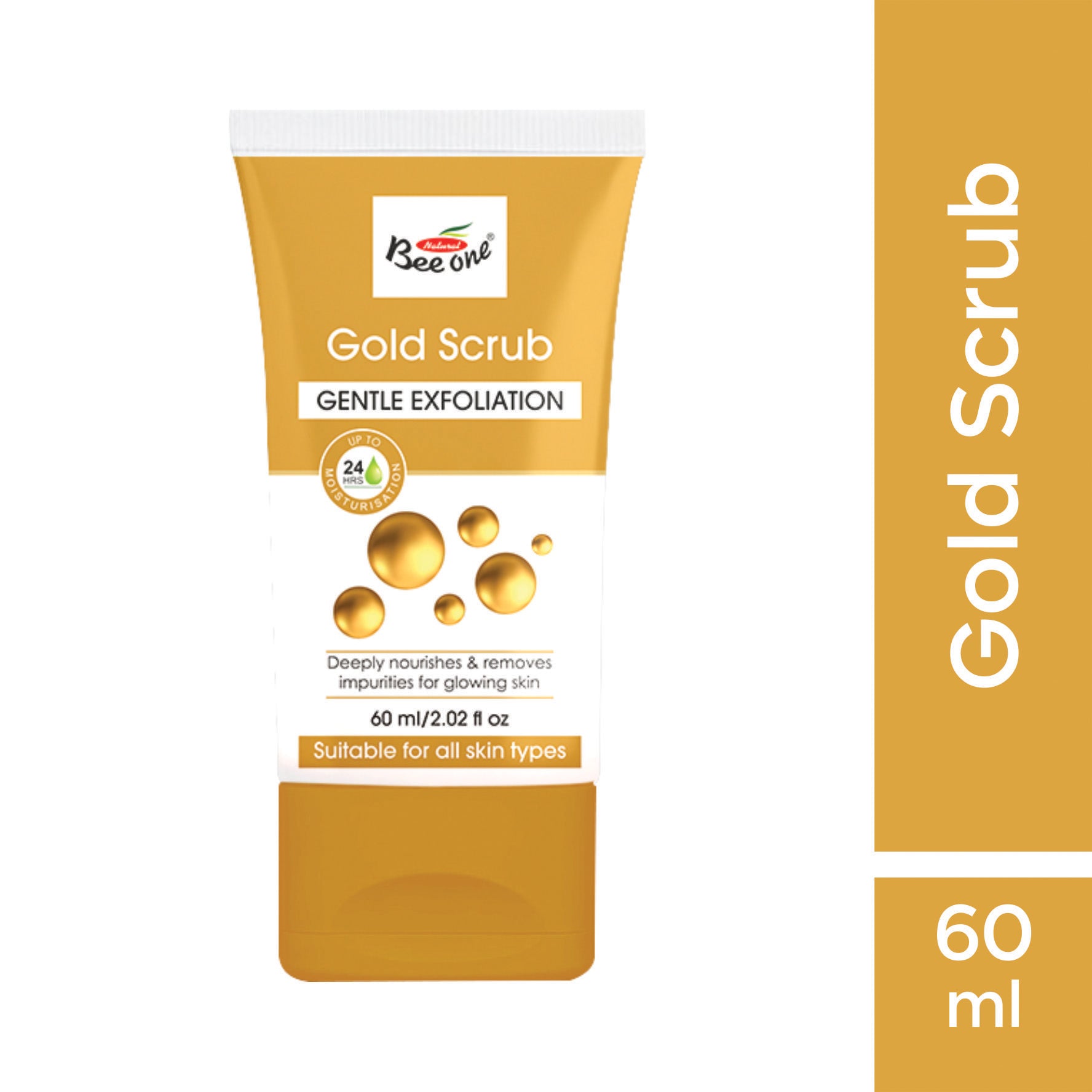 GOLD FACE & BODY SCRUB 60 ml – Beeone